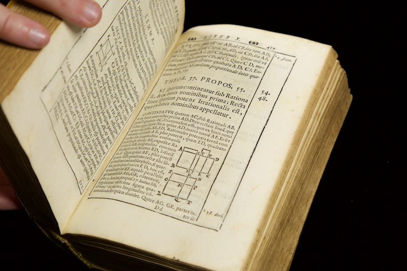 Euclid's Elements of Geometry, 1589, vol. 2 | galileo